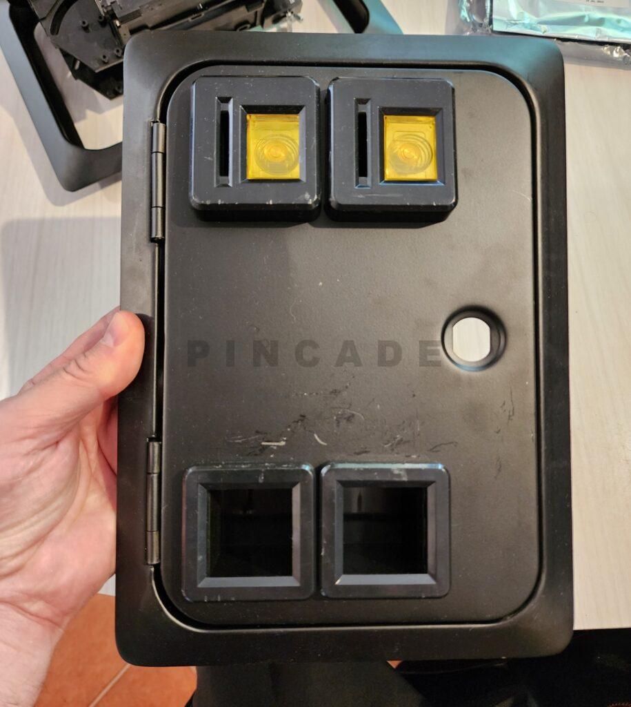 Coin door 2 entry shop damaged | Pincade Cabinet Hardware
